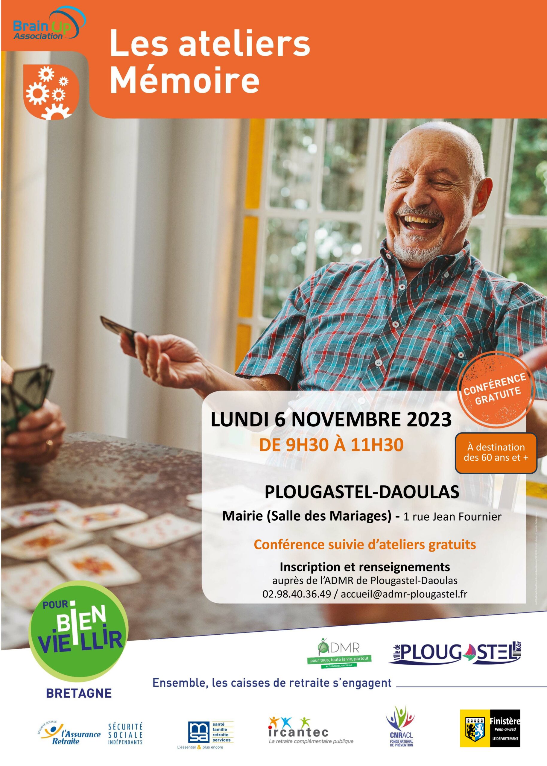 CONFÉRENCE «MA MÉMOIRE, POURQUOI ET COMMENT LA STIMULER ?» - Plougastel