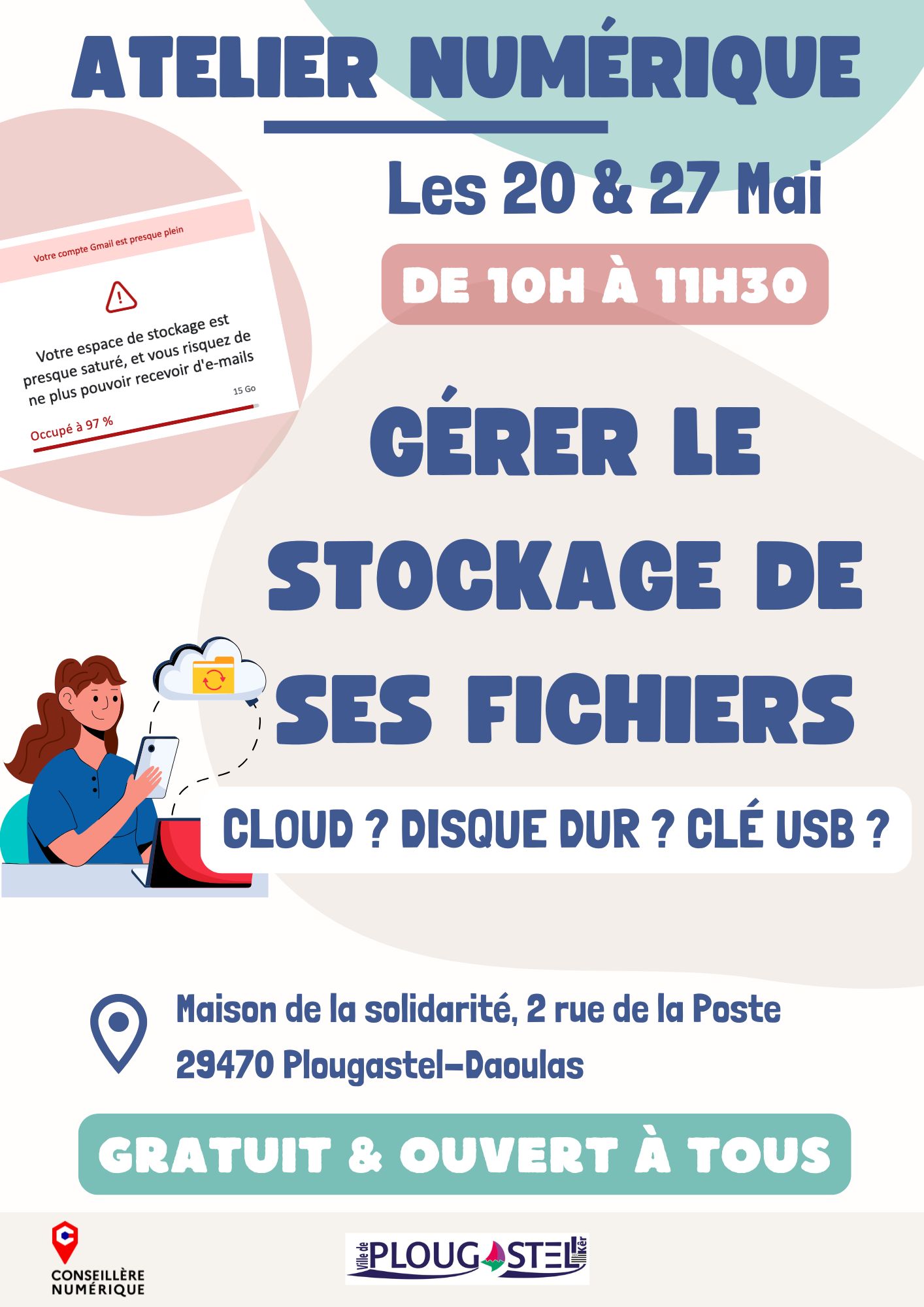 Atelier numérique stockage - Plougastel